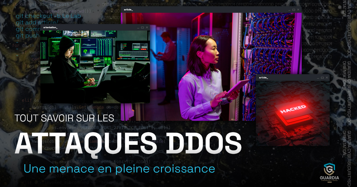 Les attaques DDoS : une menace en pleine croissance - Guardia Cybersecurity School