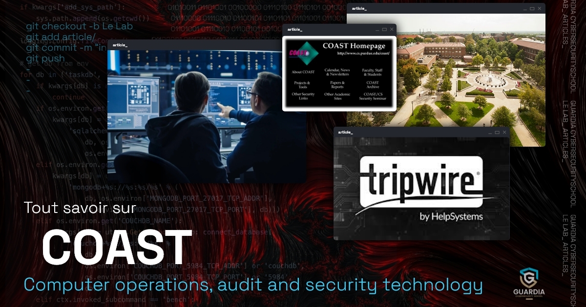 Tout savoir sur COAST (computer operations, audit and security technology) - Guardia ...