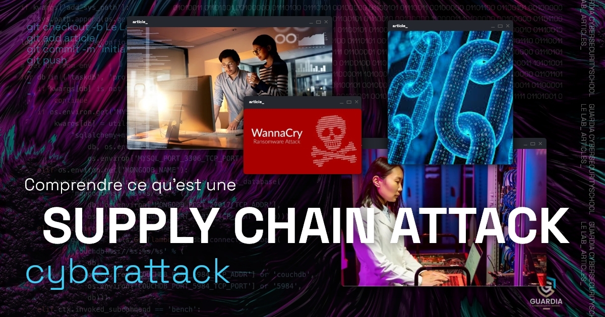 Comprendre ce qu’est une supply chain attack - Guardia Cybersecurity School